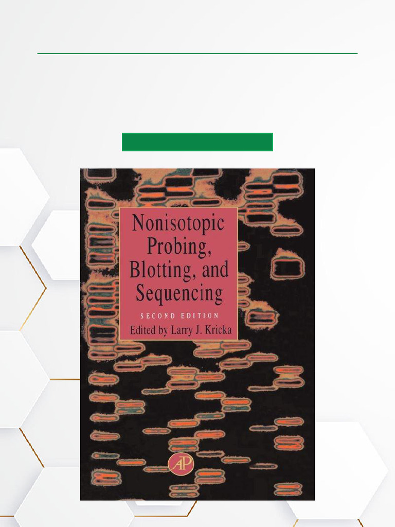 Nonisotopic Probing, Blotting, and Sequencing, 2nd Edition ISBN 0124262910, 9780124262911 All ...