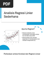 Regresi Linear, Intercept, Dan Slope | PDF