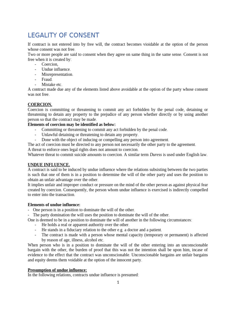 Chapter Six Consent Object Termination of Contracts | PDF | Damages ...