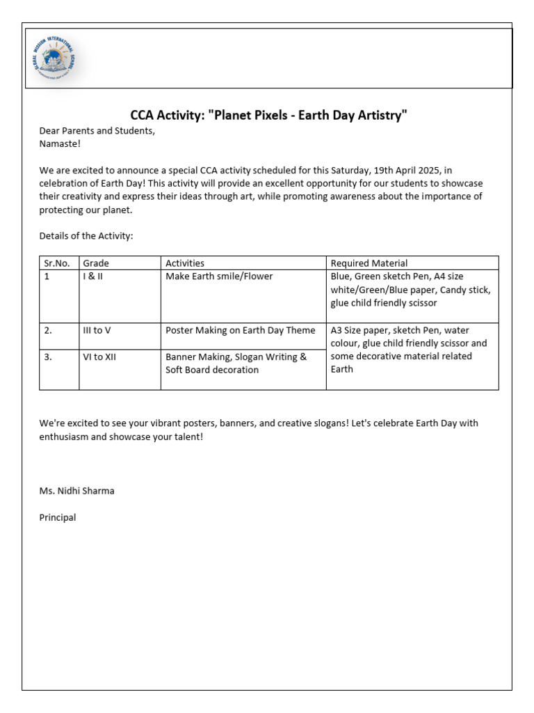 CCA Activity | PDF