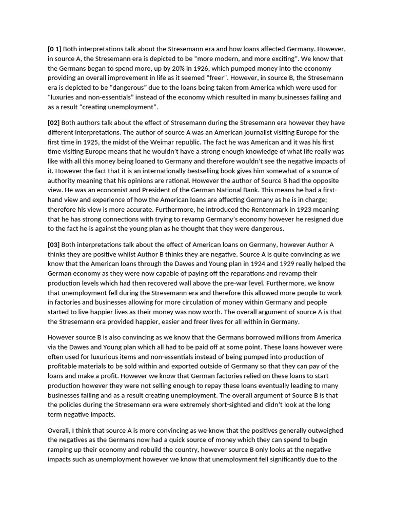 Answers To 2019 Germany Paper | PDF | Nazi Germany | Schutzstaffel