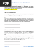 Demartini Value Determination Process | PDF | Psychological Concepts