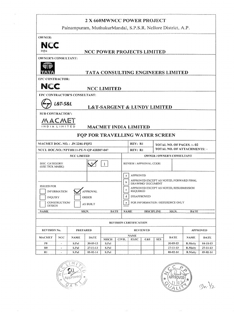 Approved FQP TWG | PDF