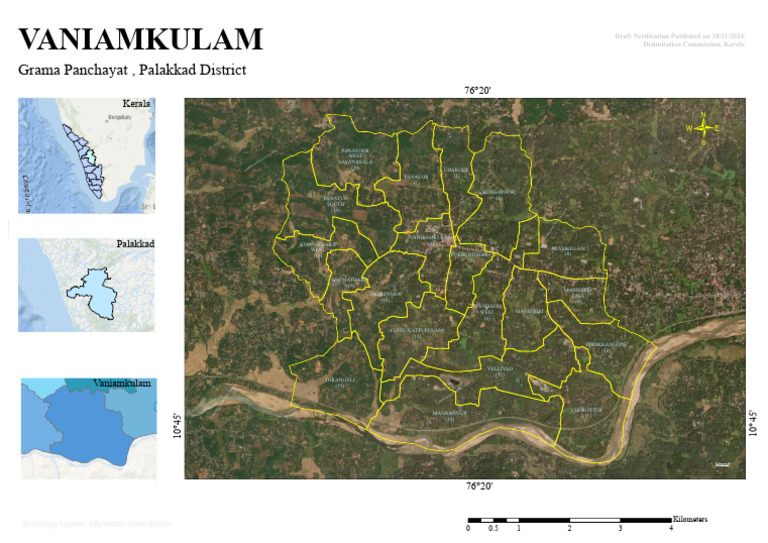 Vaniamkulam Grama Panchayat Map | PDF