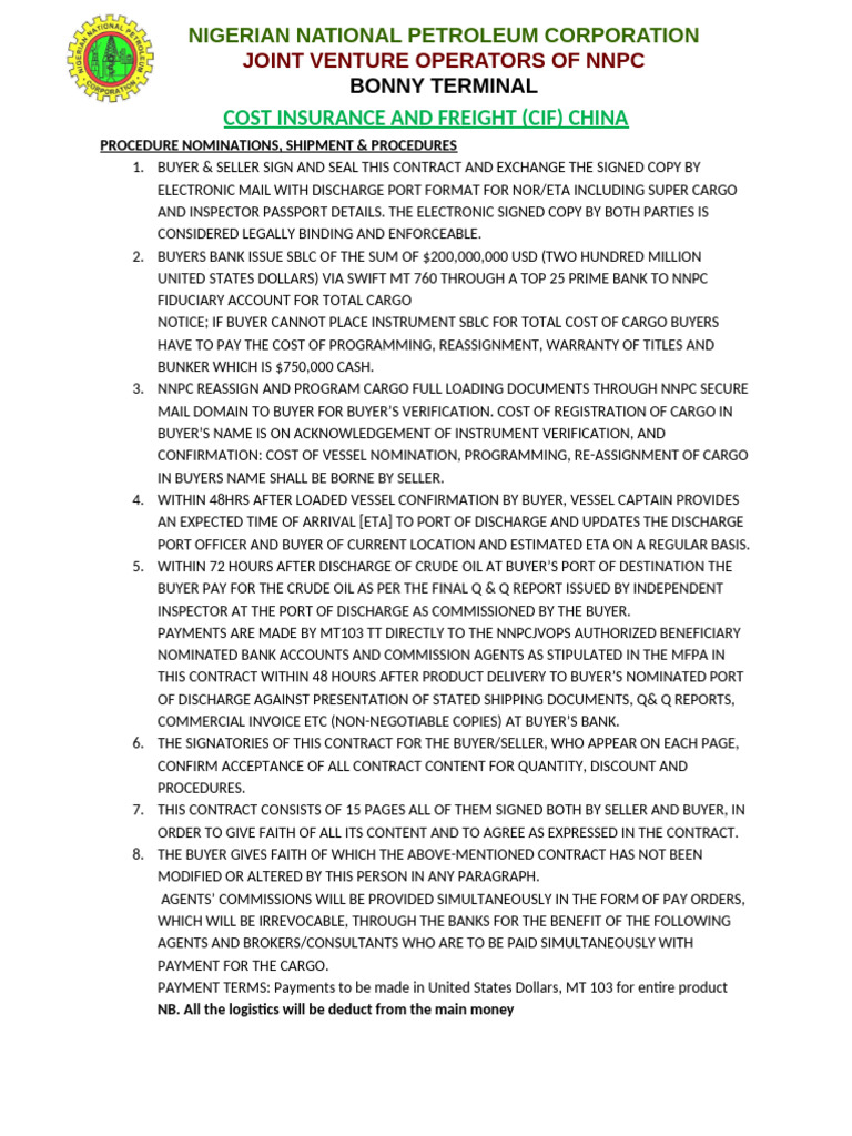 Procedure Cif and ST | PDF | Letter Of Credit