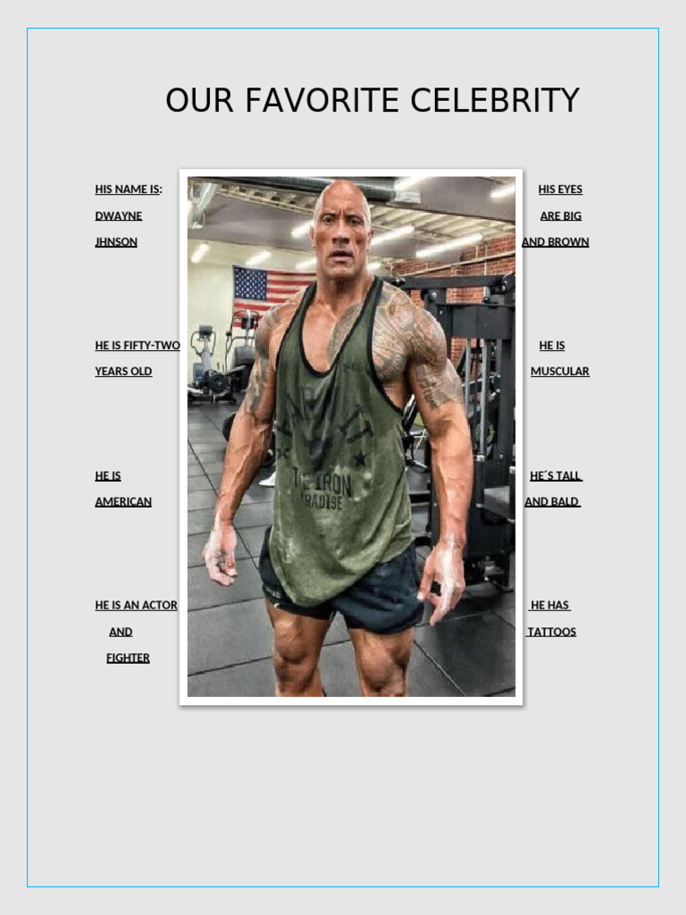 Our Favorite Celebrity | PDF