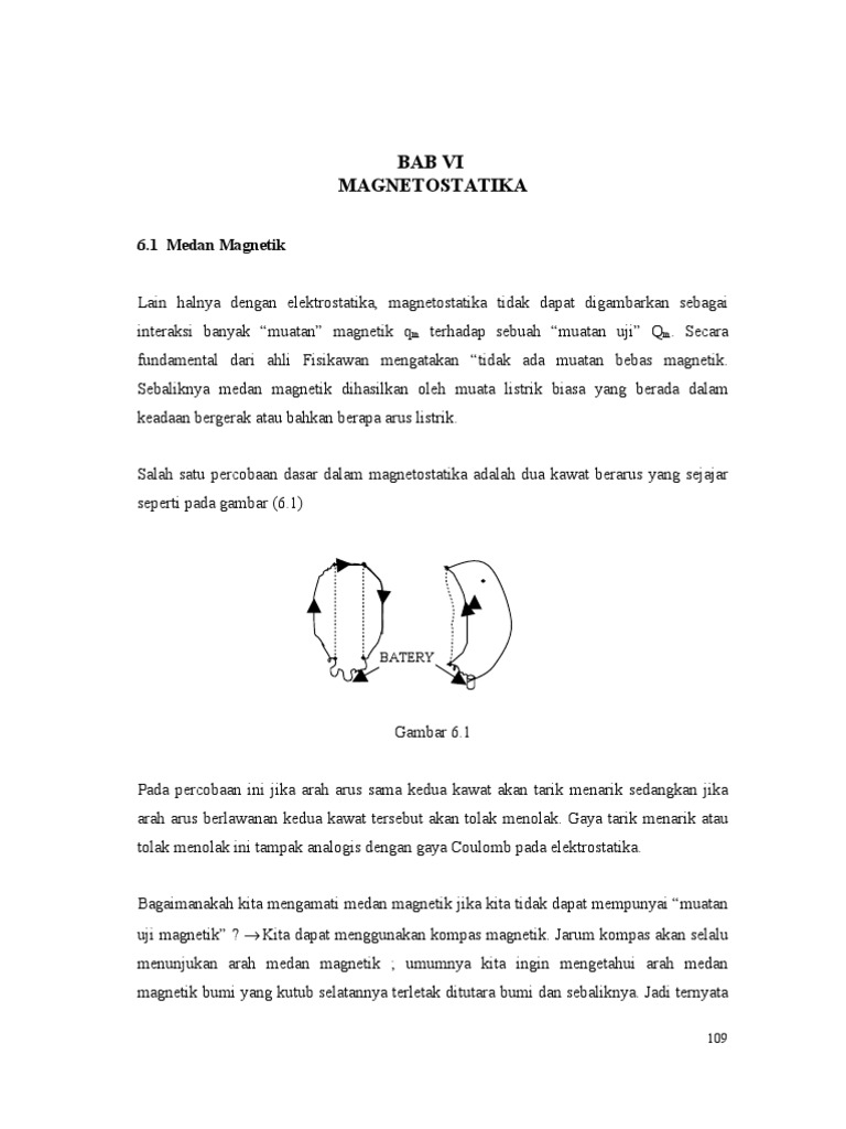 Bab Vi Magnetostatika | PDF