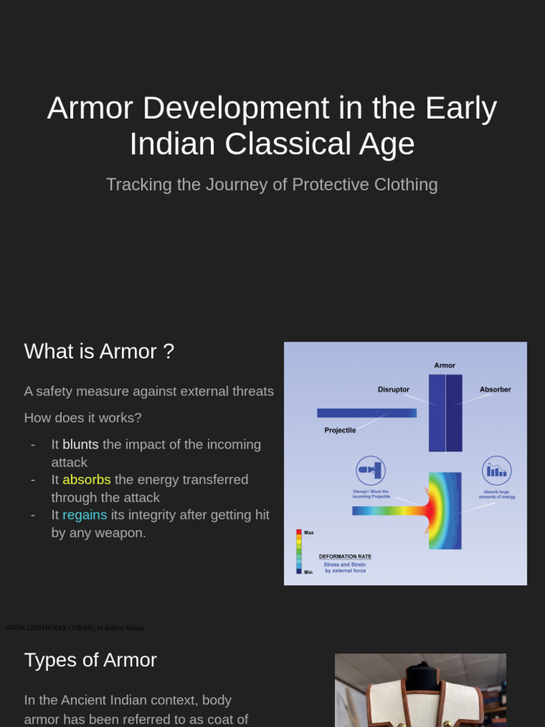 Armor Development in The Early Indian Classical Age | PDF | Armour