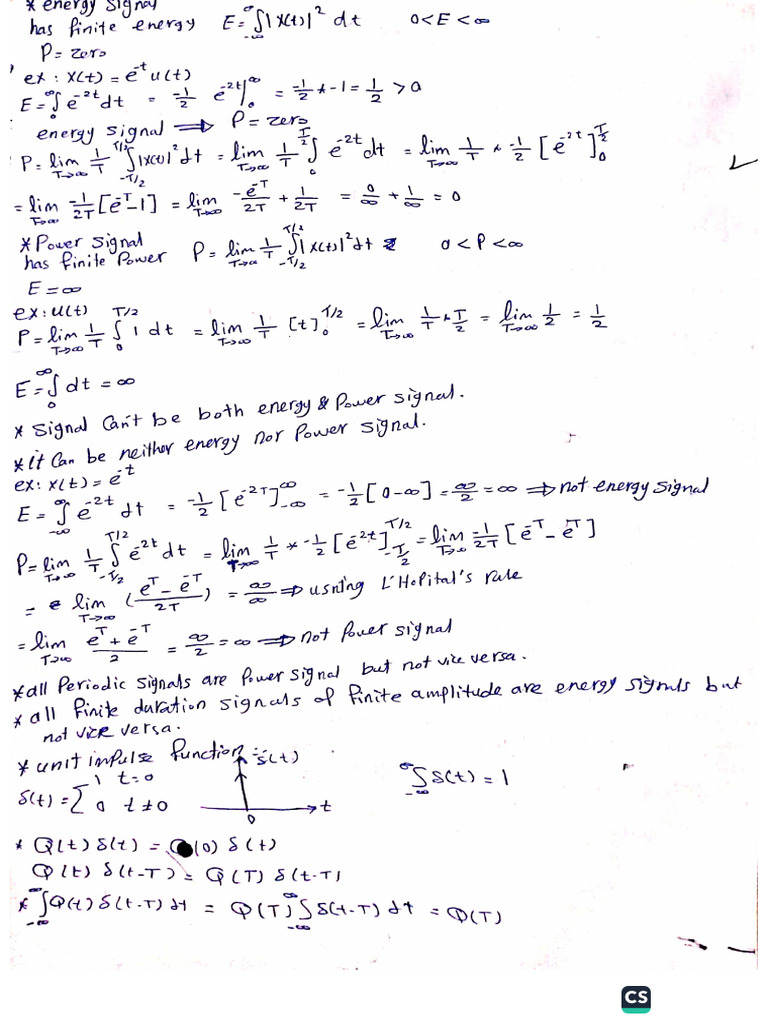 Signals - Sheet3 Sol | PDF