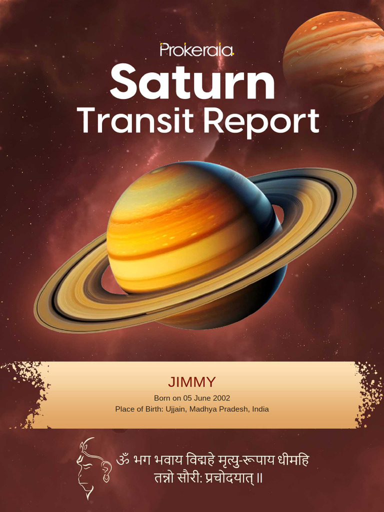 Saturn Transit ML | PDF
