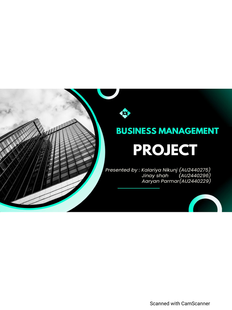 Business Management System Report | PDF