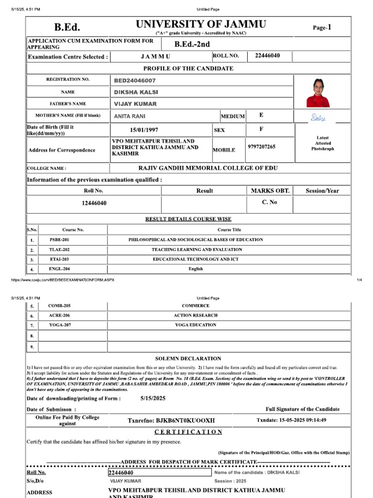 Diksha 2nd Sem Examn | PDF