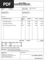 Mobile Shop Bill Format in PDF | PDF