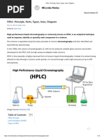 HPLC System Block Diagram Overview | PDF | High Performance Liquid ...