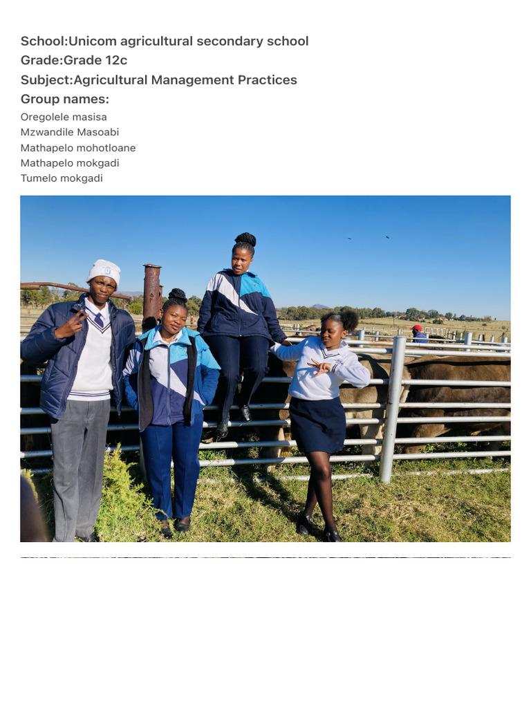 School-Unicom Agricultural Secondary School | PDF | Expense | Income