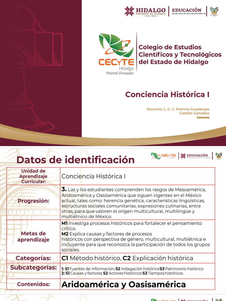 Progresión 3 Arido y Oasis Final | PDF