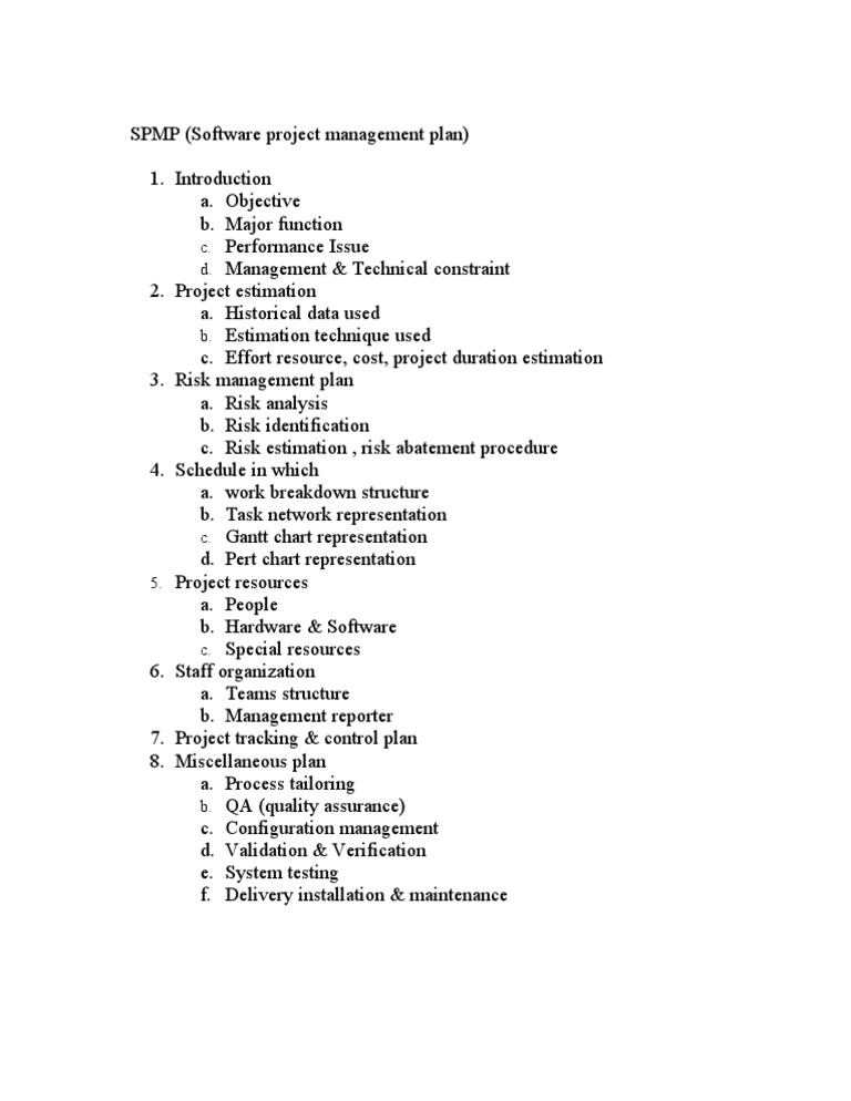 SPMP | PDF