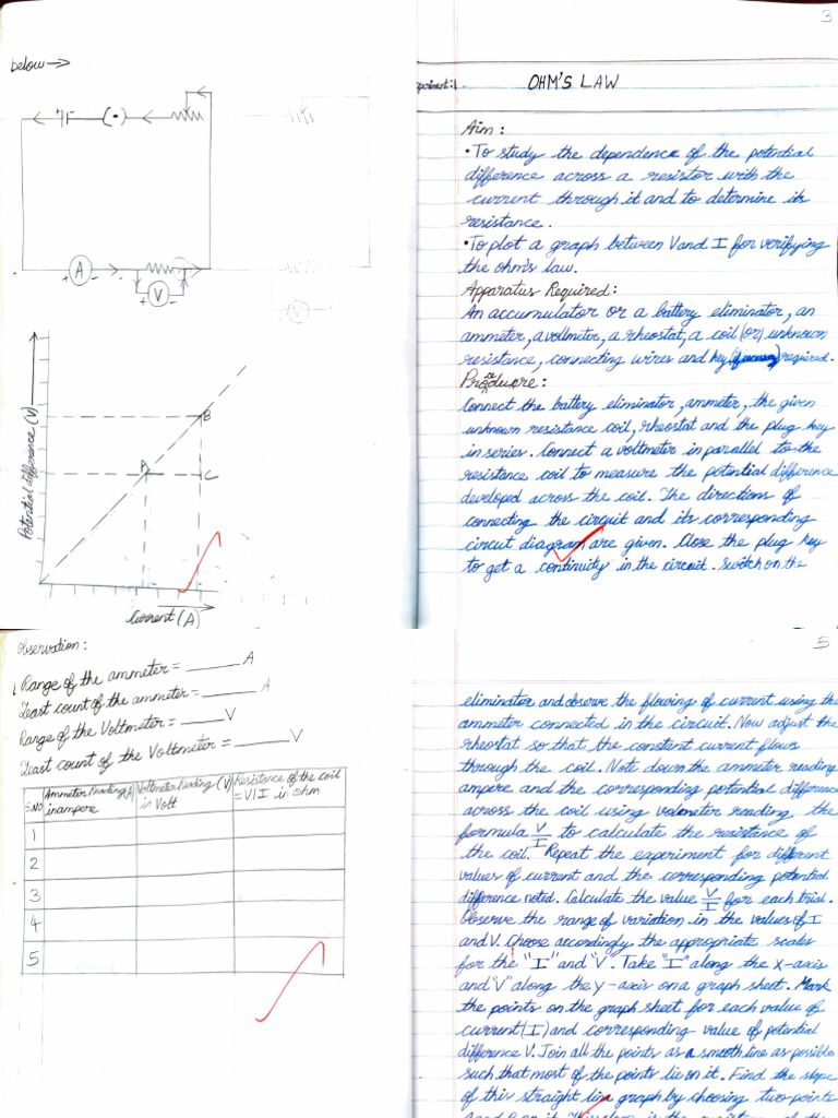 X Physics Lab Record | PDF