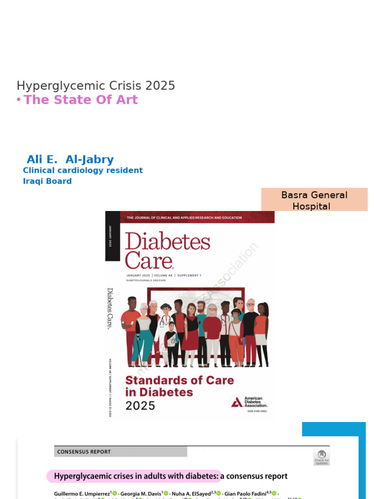 The State of Art: Hyperglycemic Crisis 2025 | PDF
