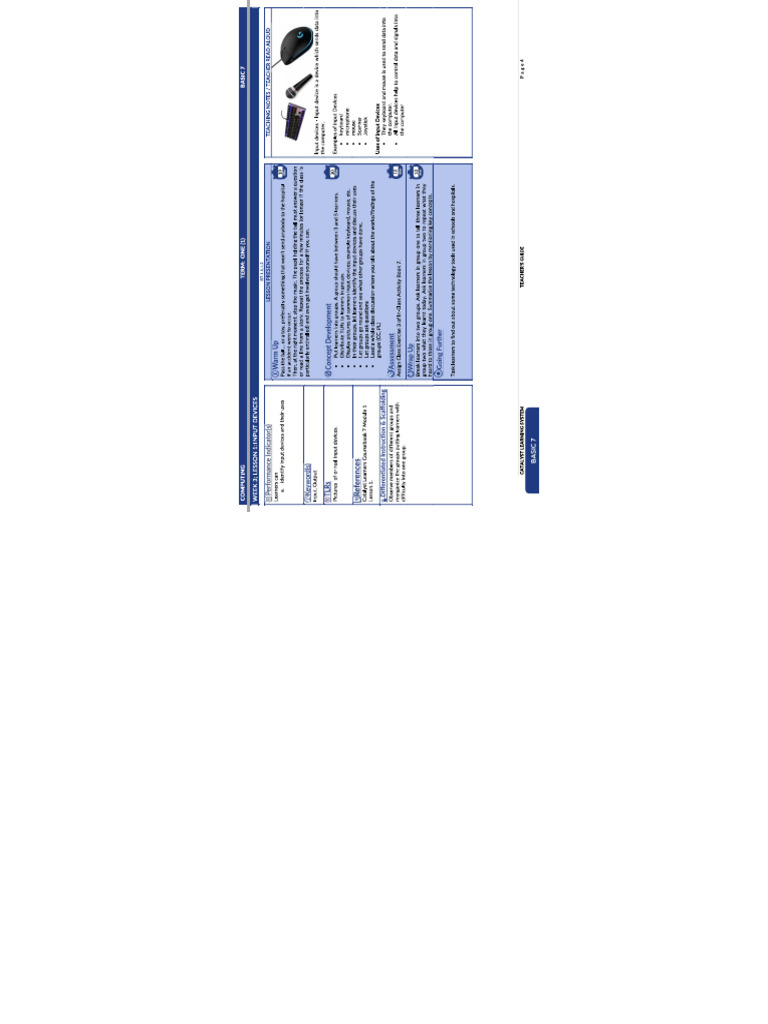 COMPUTING LESSON PLAN TERM 1 BASIC 7 TO 9 | PDF