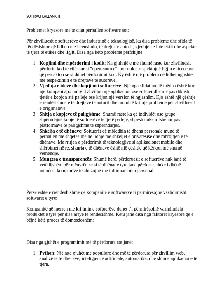 Detyra Marinela | PDF