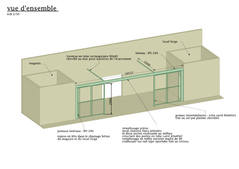 Linteau Pôle Fer Ateliers Perigueux Iso Ouvert | PDF