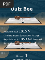 Ra 10533 K-12 Law | PDF