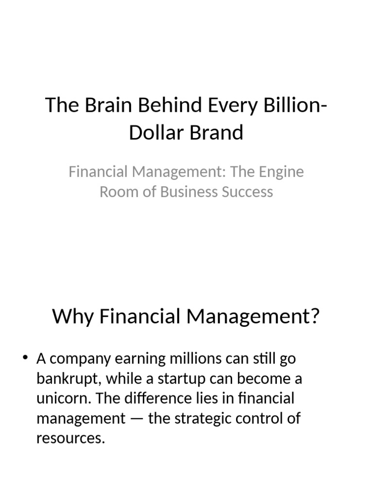Financial Management Presentation | PDF