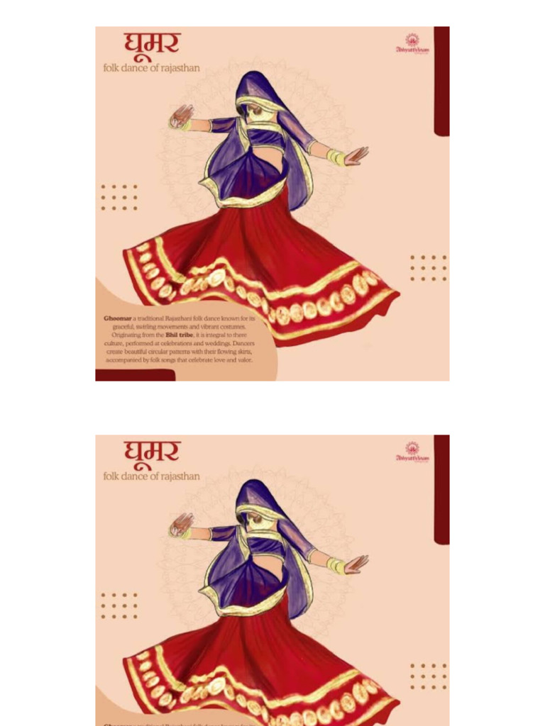 Rajasthan Culture Ghoomar Dance | PDF