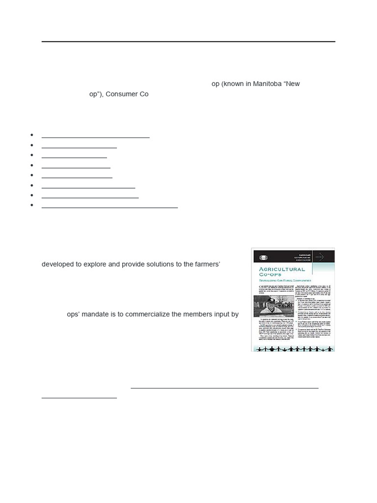 Types of Cooperatives Explained | PDF | Cooperative | Banks