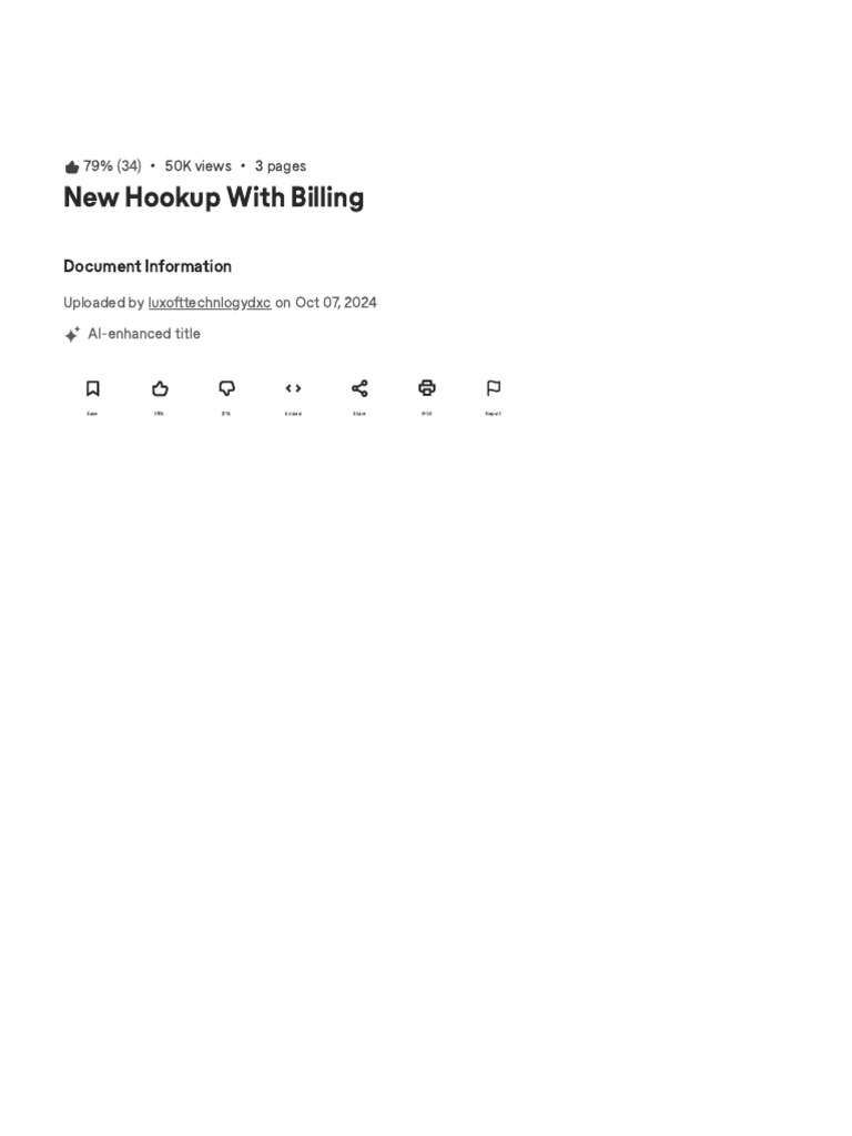 Client Hookup Billing Format Guide | PDF