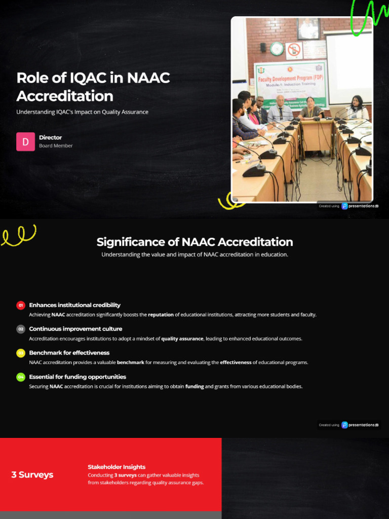 IQAC Guidelines for NAAC Accreditation | PDF