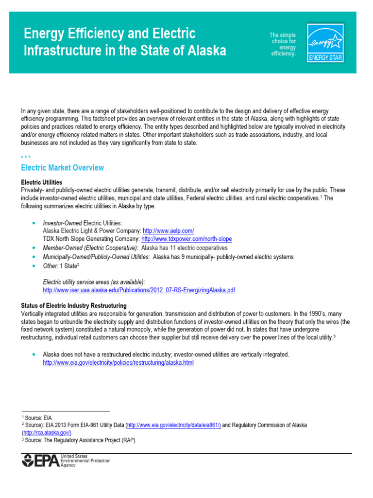 State Profiles Alaska 508 | PDF | Public Utility | Economies