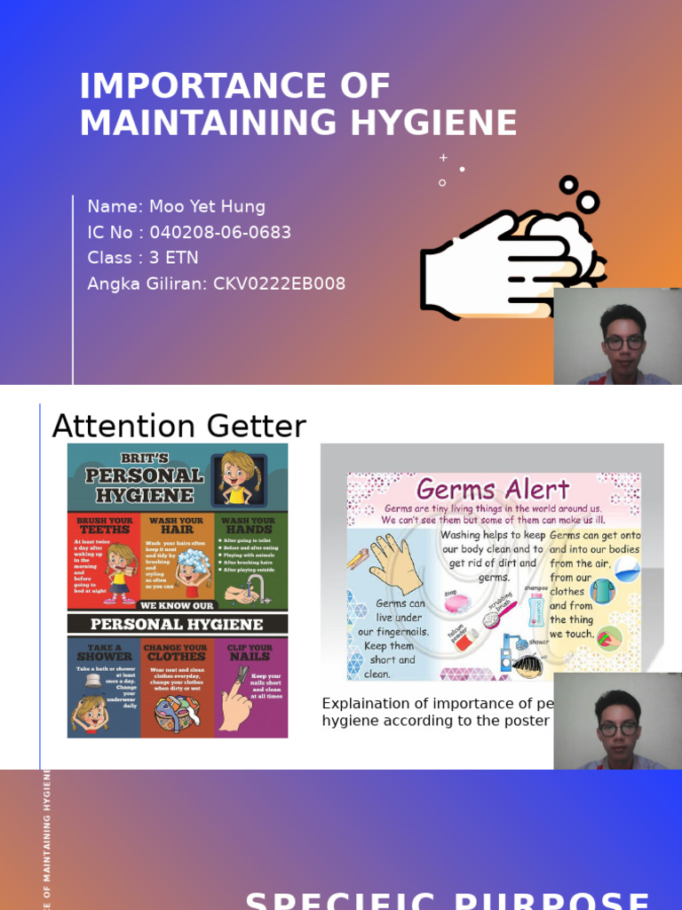 Importance of Maintaining Hygiene | PDF | Hygiene | Pain