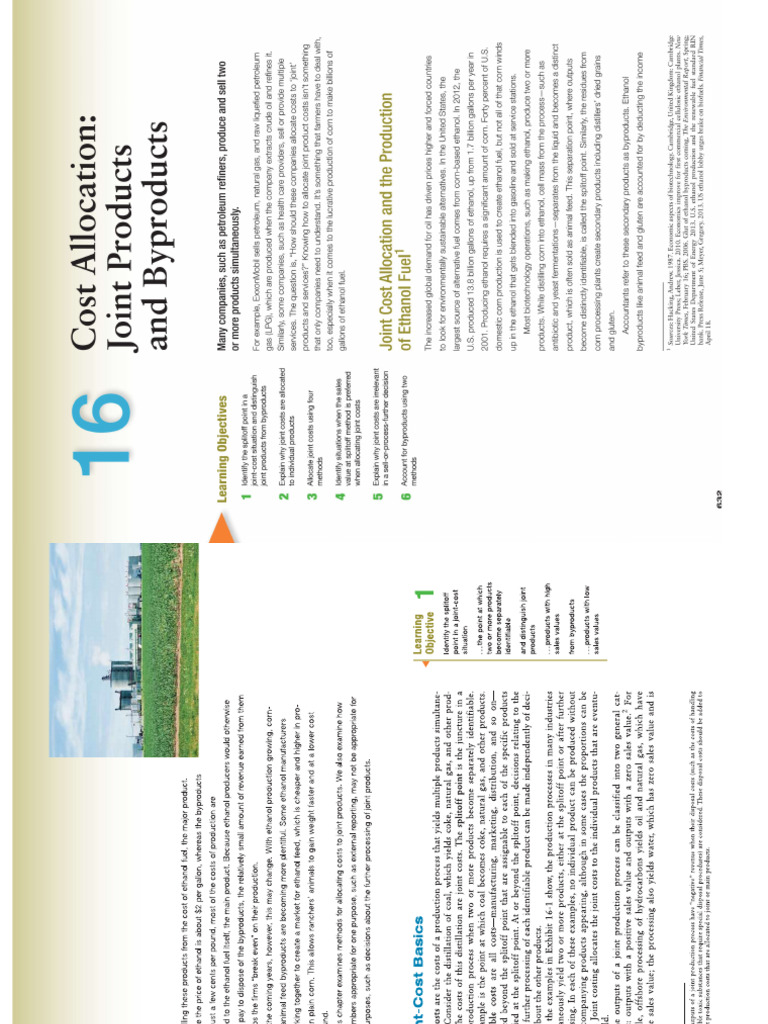 Joint Cost Allocation Textbook | PDF