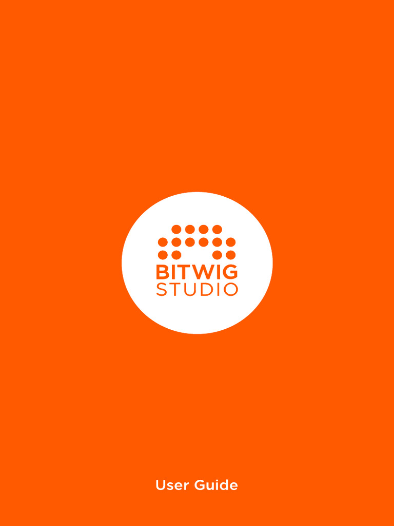 Bitwig Studio User Guide en 53 | PDF | Menu (Computing) | Software