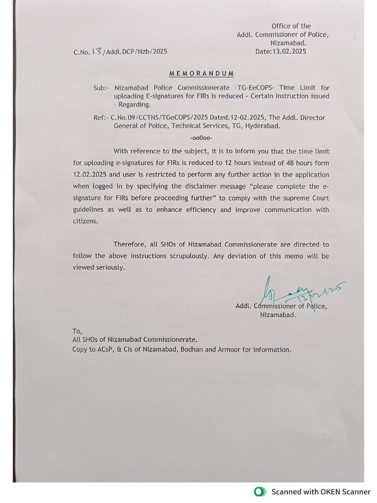 Esign Memo | PDF