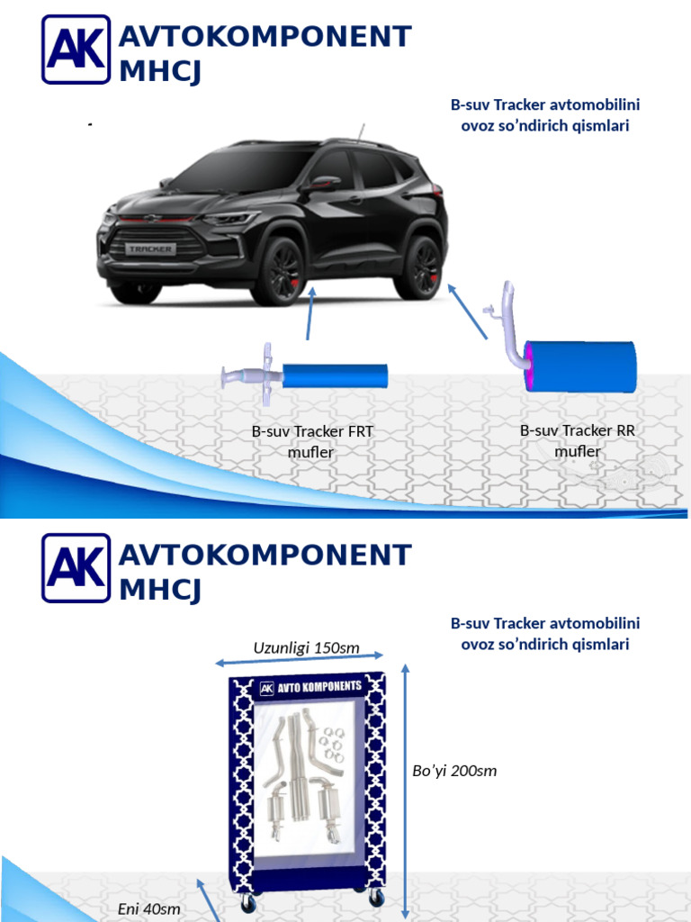 Avtokomponent MCHJ Exibition | PDF