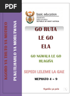 Lesson Plan Sepedi | PDF