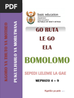 Lesson Plan Sepedi | PDF