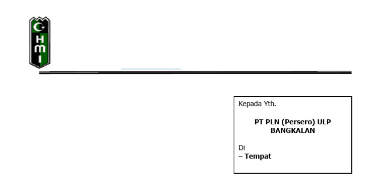 Amplop Undangan PLN | PDF