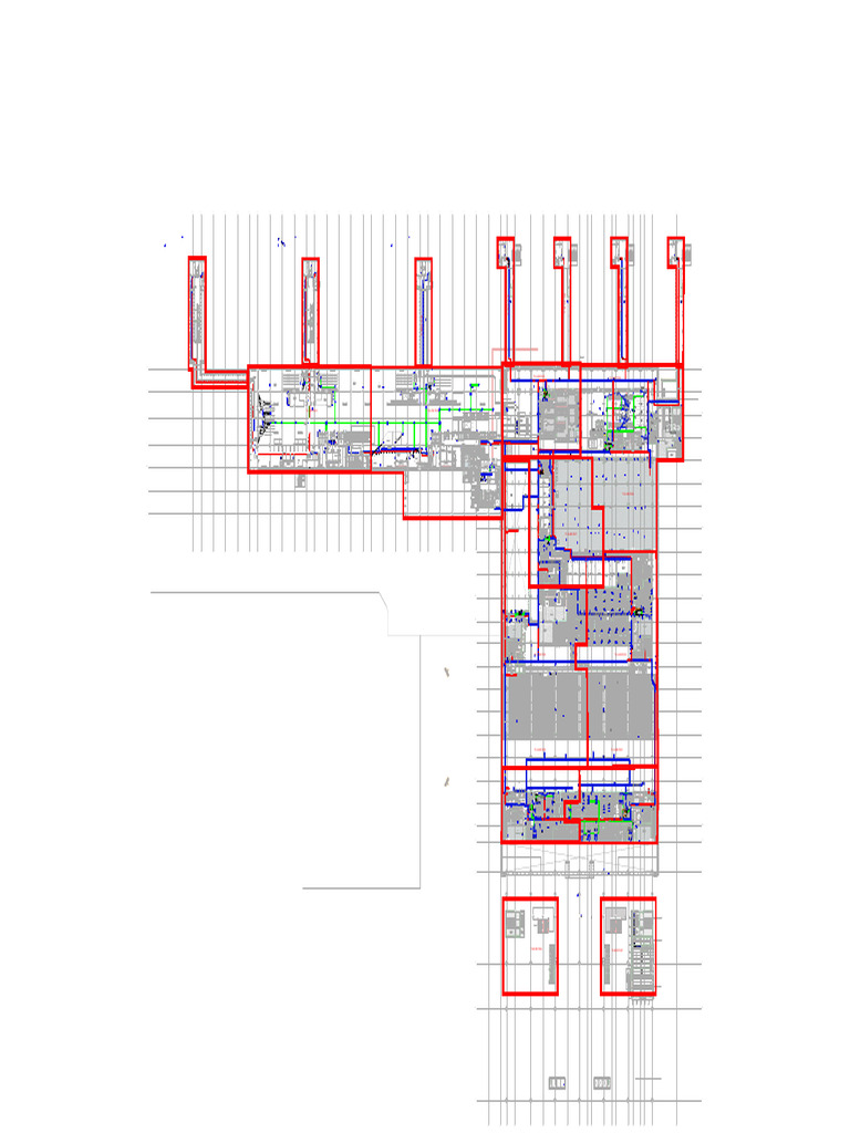 YIAPL-E1-PH1-GC-T1-ITCR-M3-ZZ-100-G-0100-Floor Plan - L1 - First Overall-Model | PDF