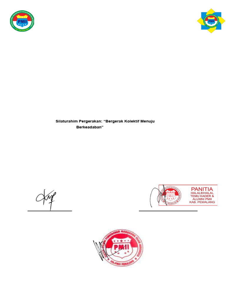 Undangan HBH IKA - PK PMII KI PATIH SAMPUN | PDF