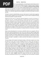 Analysis of Moniza Alvi's "An Unknown Girl" | PDF