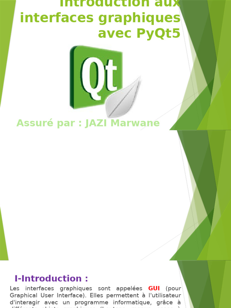 Interfaces Graphiques Avec PyQt5 1 | PDF | Python (Langage de ...