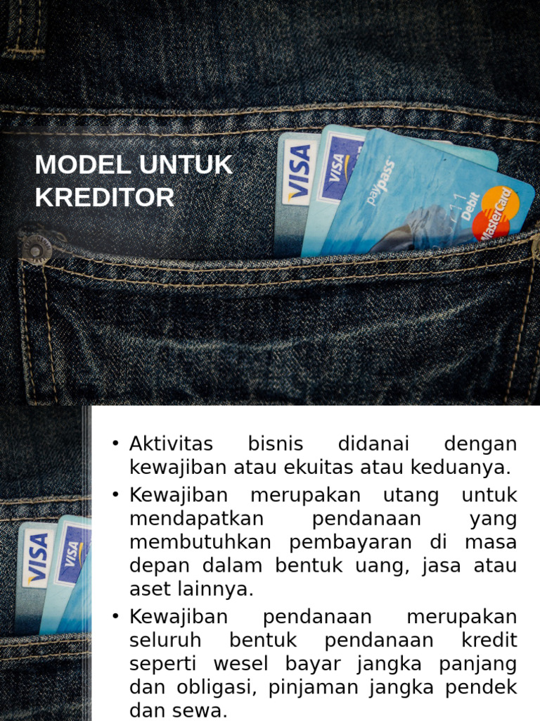 Analisis dan Model Kredit untuk Kreditor | PDF