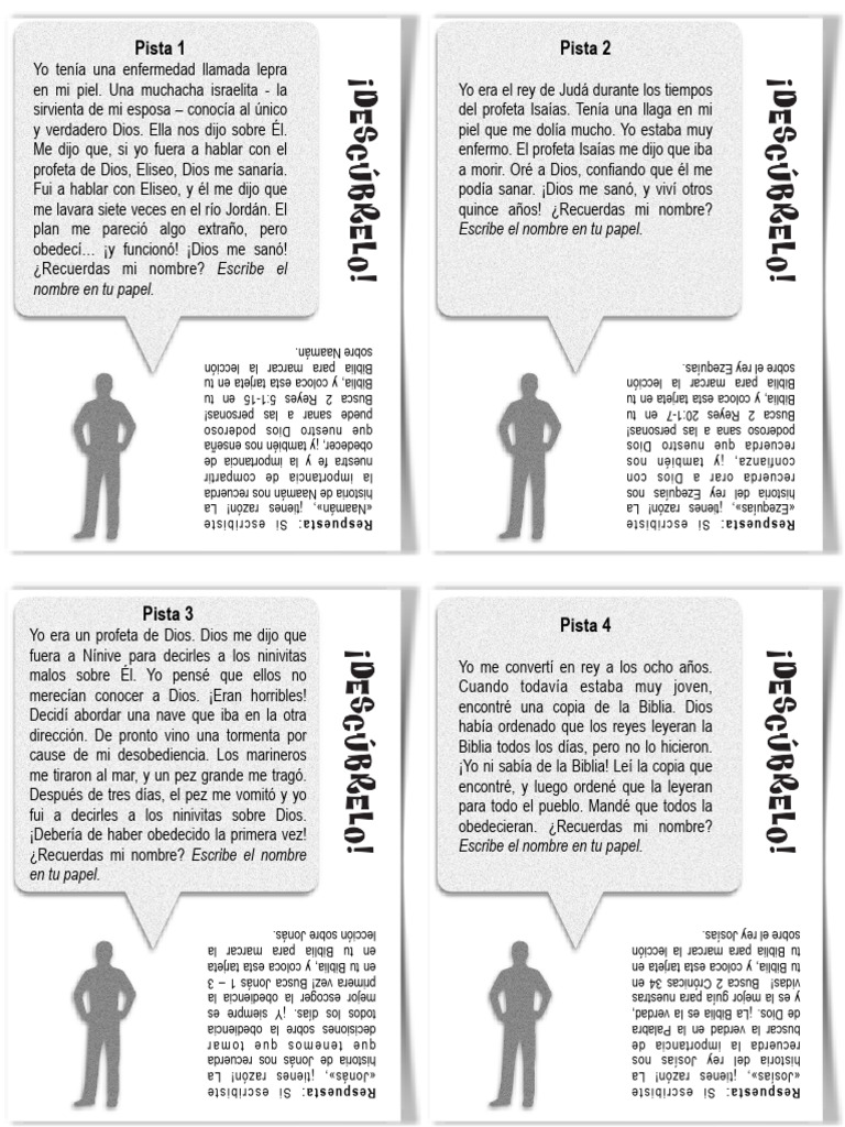 Tarjetas de Repaso | PDF | Jonás | Daniel (figura bíblica)