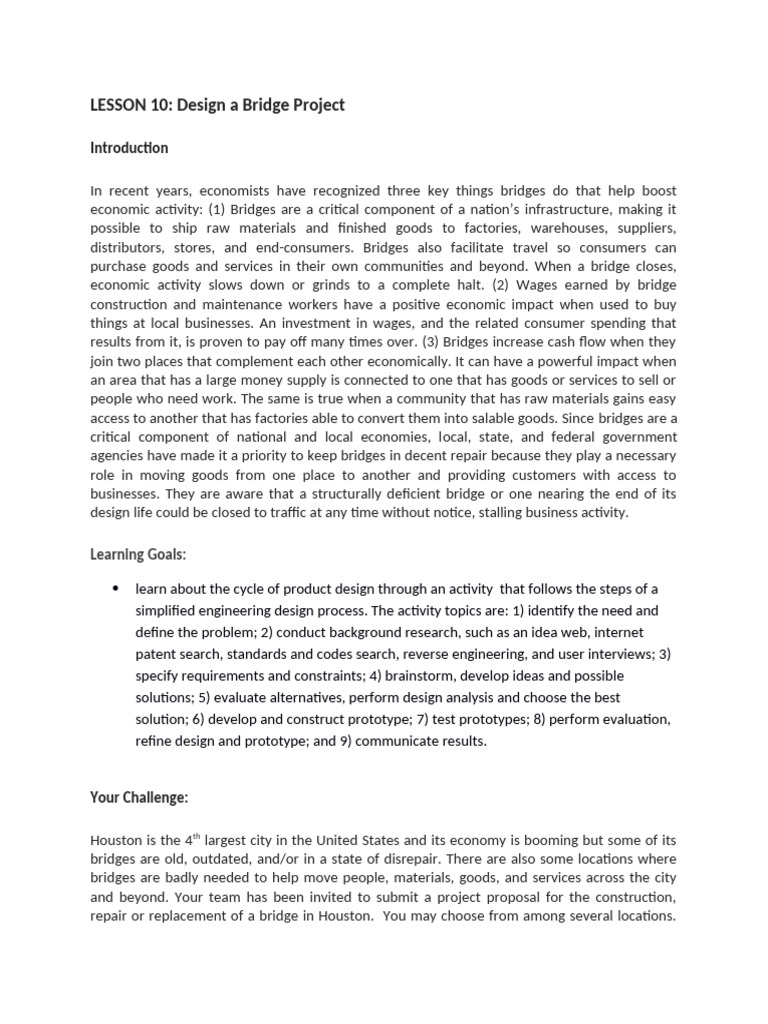 lesson-10_-exploring_edp_design-a-bridge-project | PDF | Brainstorming ...