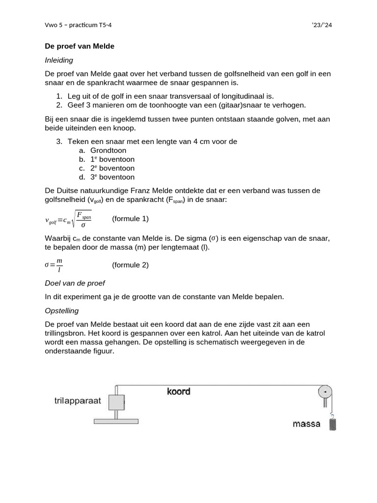 Proef Van Melde | PDF