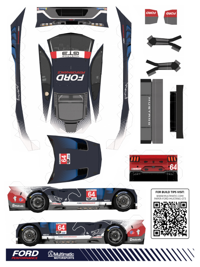 Multimatic Paper Ford Mustang GT3 | PDF